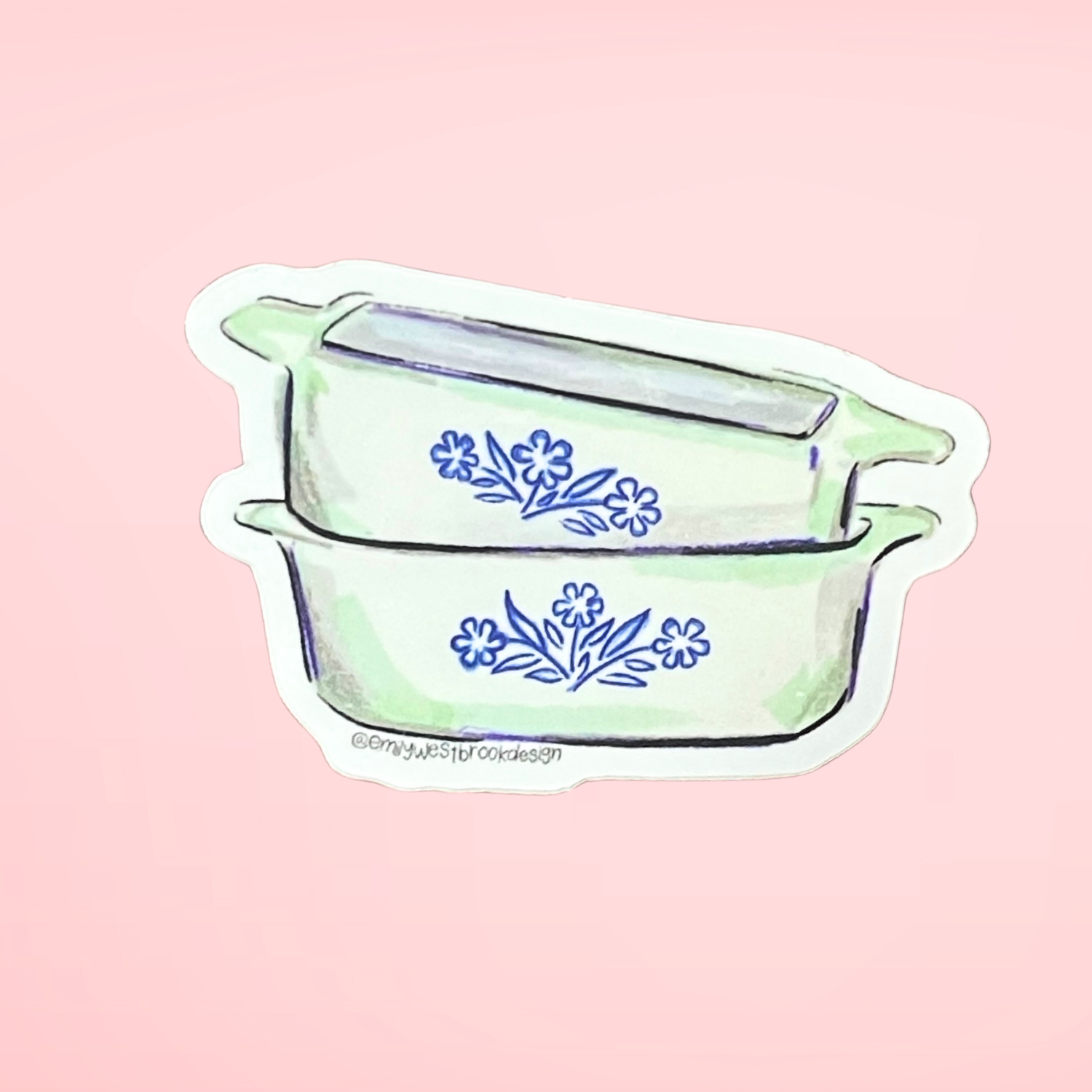 Baking Dishes Sticker | Emily Westbrook Design
